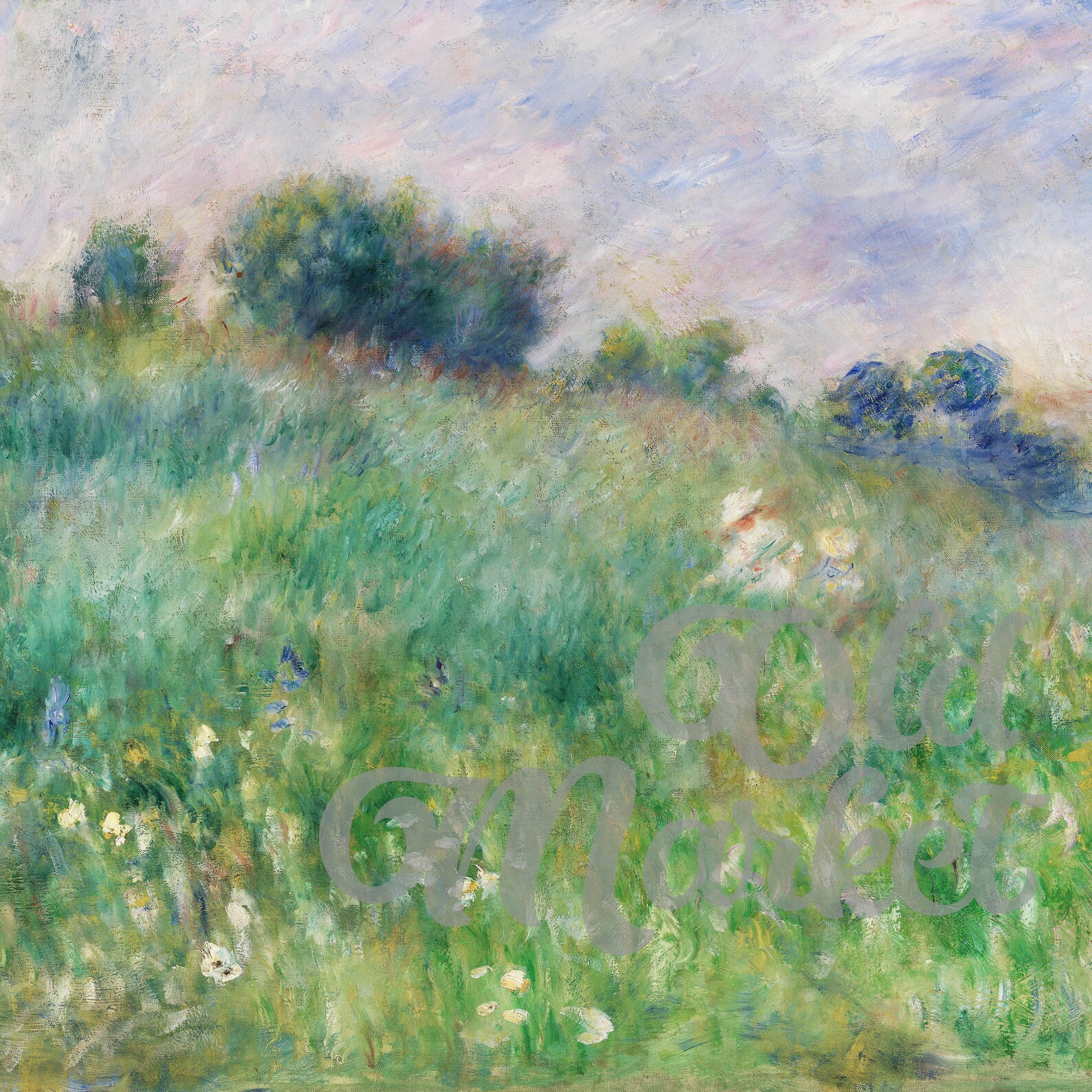 Pierre-auguste Renoir Paintings Digital Paper Renoir - Etsy