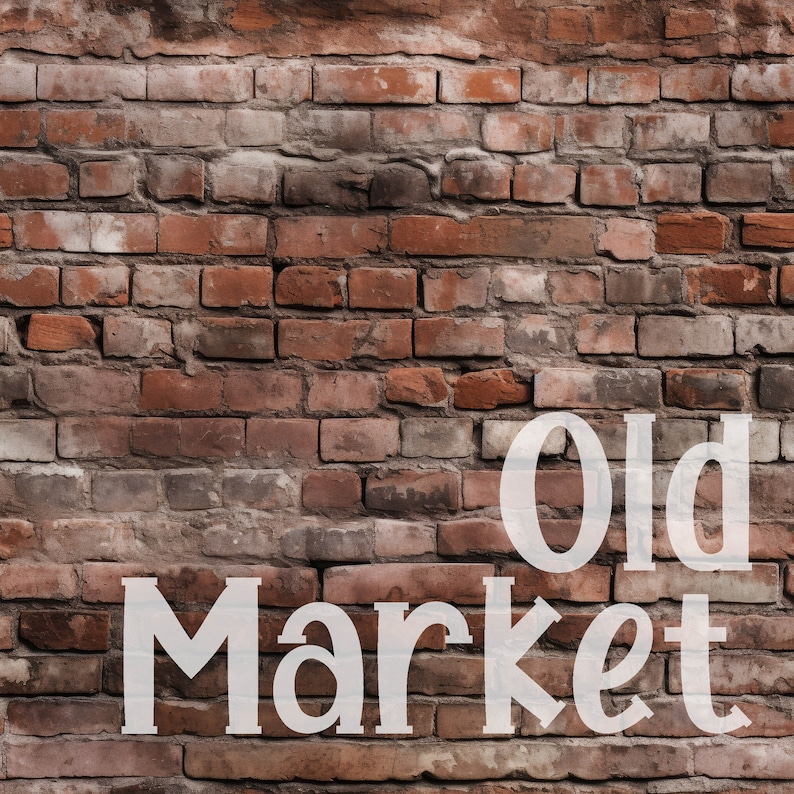 Old Brick Wall SEAMLESS Patterns - Old Brick Wall Digital Paper - 16 ...
