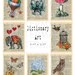 Digital Collage Sheet - Dictionary Art - 2.5" X 3.5" - Set of 8 ...