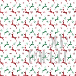 Classic Christmas Glitter Digital Paper - Red and Green Christmas ...
