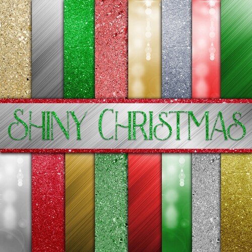 Christmas Digital Paper Red and Green Christmas Backgrounds - Etsy