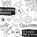 Halloween Clip Art Set - Commercial Use Vector Clipart - Includes 31 ...