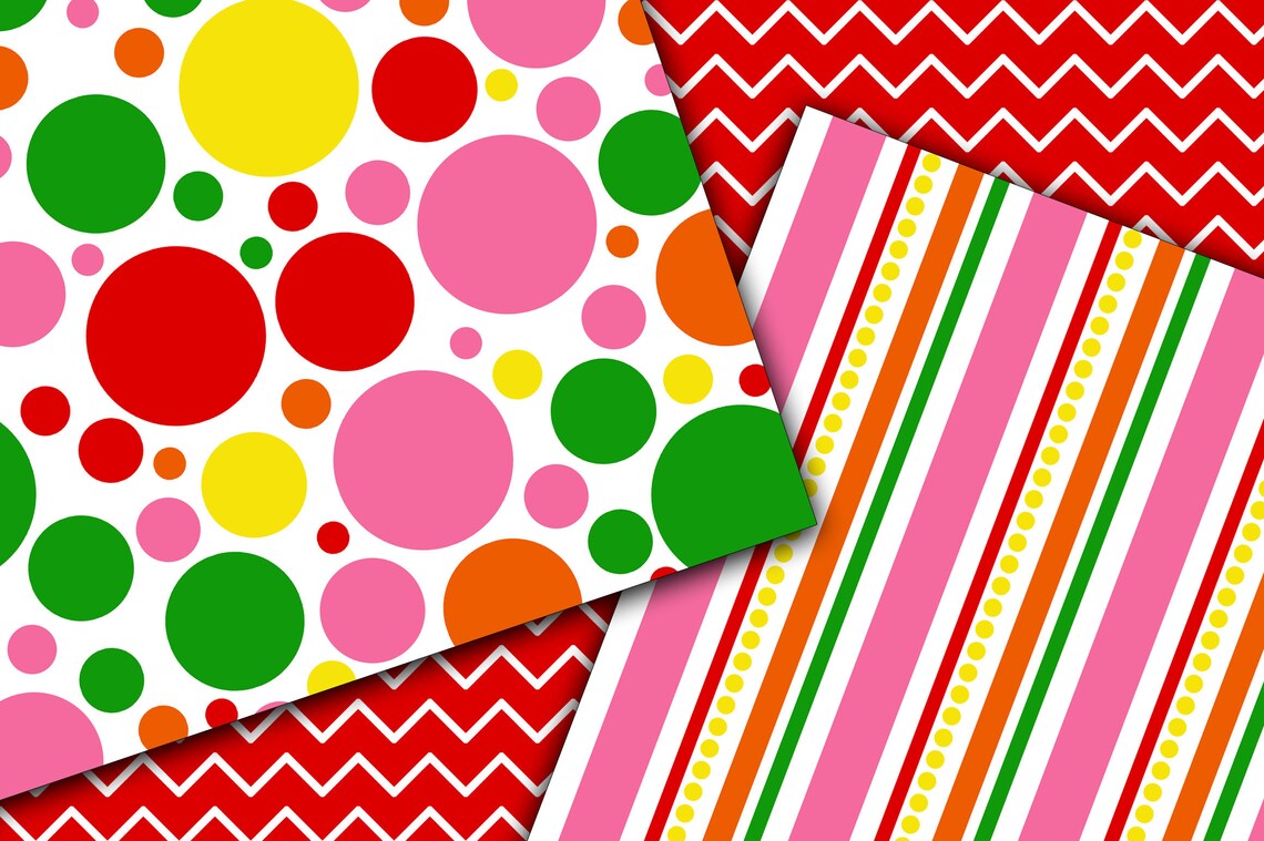 Bubble Pop Digital Paper Colorful Digital Paper Pack 30 - Etsy