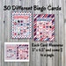 Patriotic Bingo Printable PDF - 30 Different Cards - Half Page Size ...