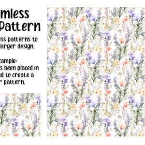 Spring Floral SEAMLESS Patterns - Spring Floral Digital Paper - 16 ...