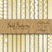 Gold Digital Paper Digital Paper Pack 24 Papers 12in X 12in Commercial ...