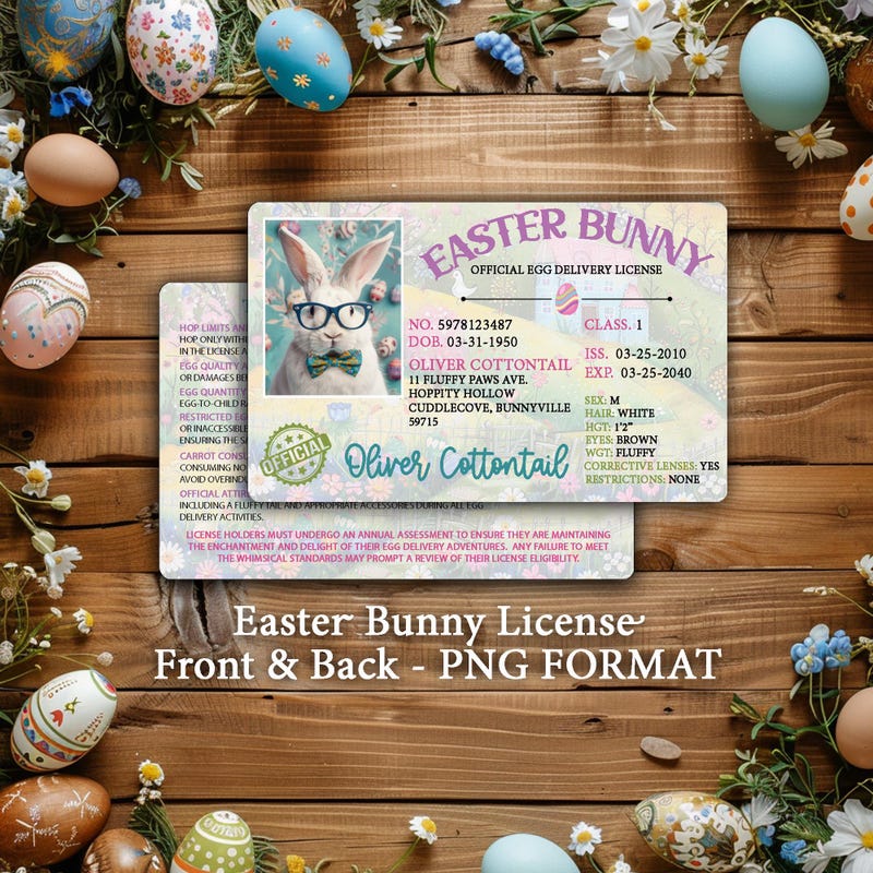 Driver License Certificate - Etsy