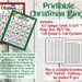 Christmas Bingo Printable PDF - 100 Different Cards - FULL PAGE - Party ...