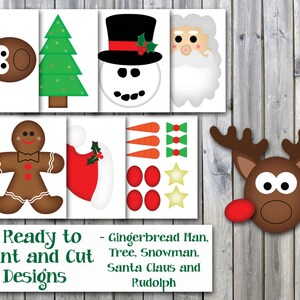 Christmas Party Game Printable - Christmas Pin the Nose on Games ...