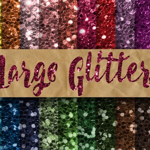 Glitter Digital Paper Bundle - Includes 218 Digital Papers - Glitter ...