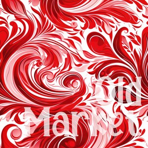 Red SEAMLESS Patterns - Shades of Red Digital Paper - 16 Designs ...