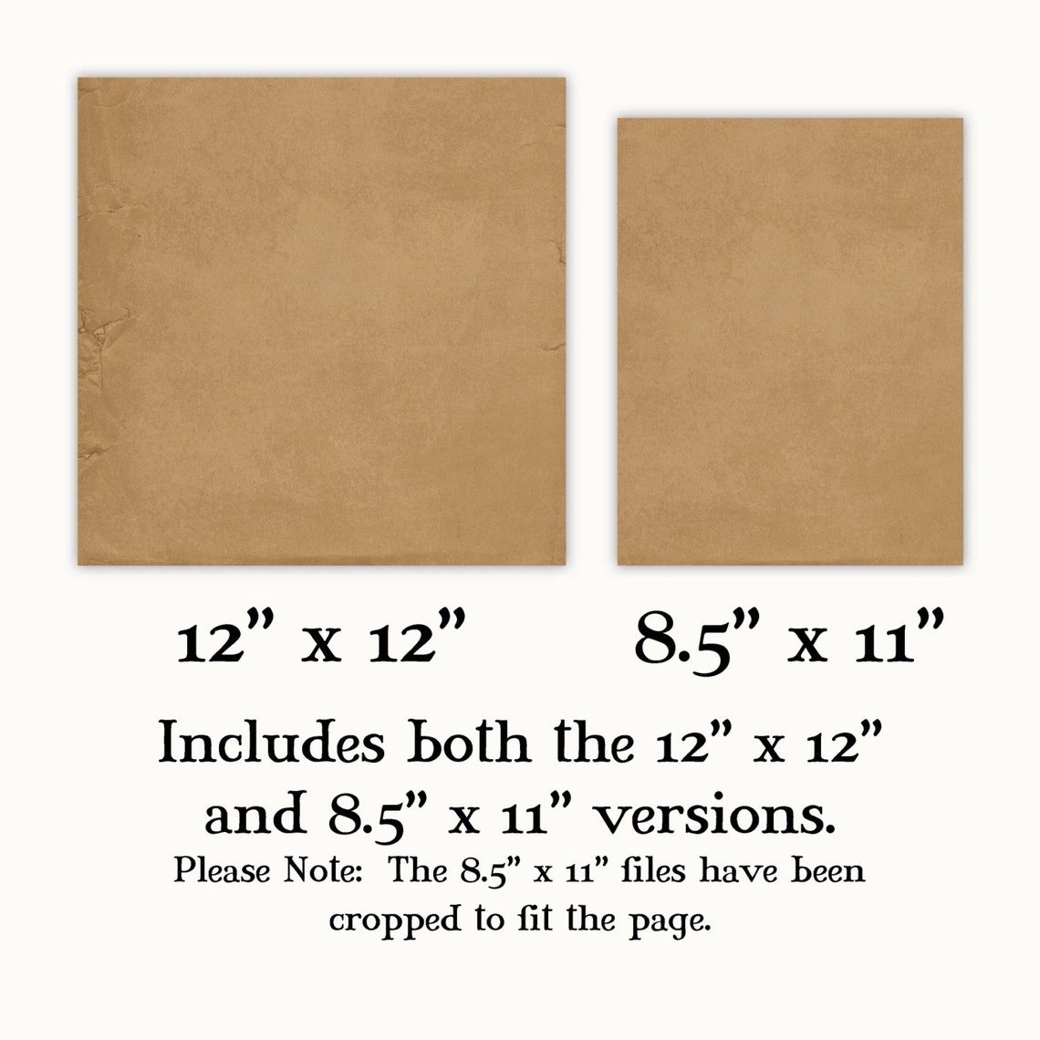 Kraft Digital Paper Kraft Paper Kraft Paper Textures 12 - Etsy