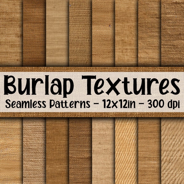 Burlap Digital Paper - Etsy