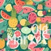 Summer Fruit SEAMLESS Patterns - Summer Fruit Digital Paper - 20 ...