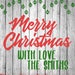 Red and Green Christmas Glitter Borders Glitter Confetti Clipart 30 Red ...