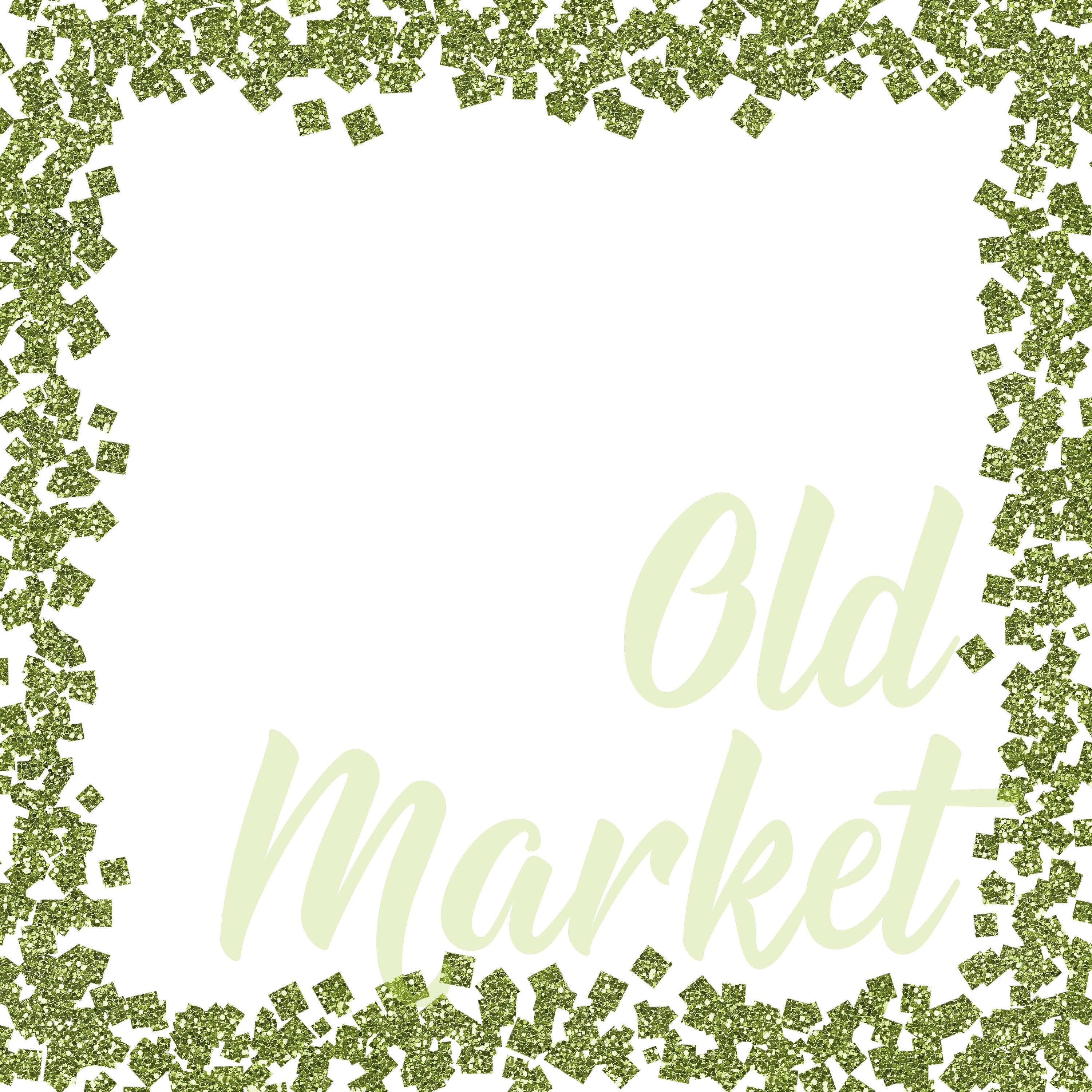 St Patrick's Day Glitter Borders Digital Paper Green - Etsy