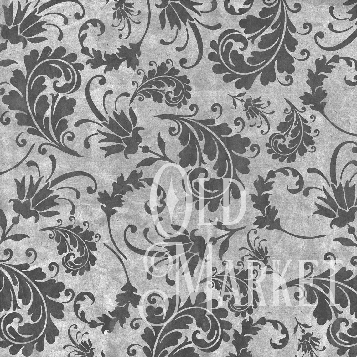 Vintage Black Digital Paper Textures Grunge Digital Paper | Etsy