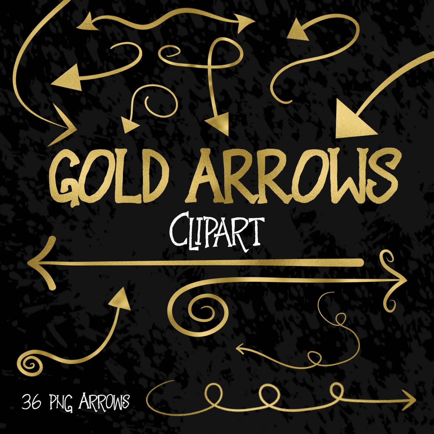 Gold Arrow Clip Art