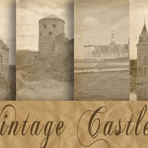 Vintage Style Digital Paper Bundle - Includes 160 Digital Papers ...