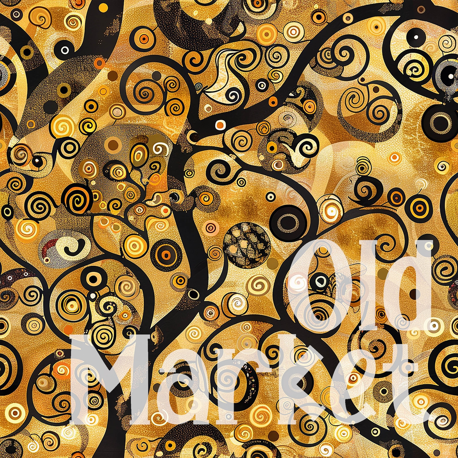 Gustav Klimt Inspired SEAMLESS Patterns - Klimt Digital Paper - 16 ...