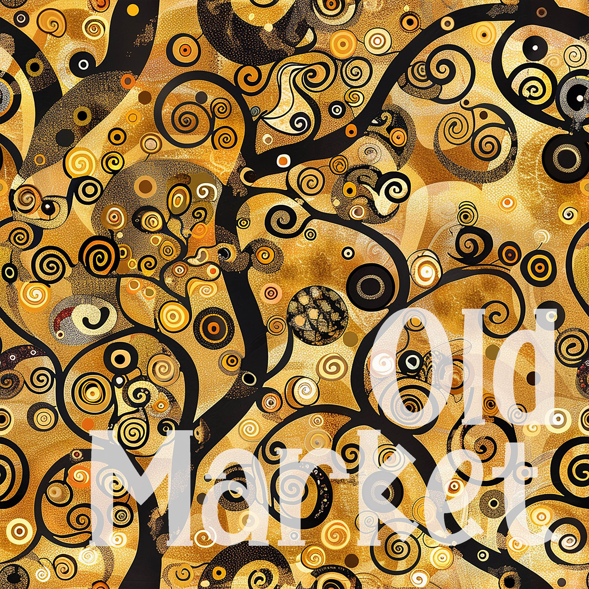 Gustav Klimt Inspired SEAMLESS Patterns - Klimt Digital Paper - 16 ...