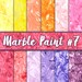 Marble Paint Digital Paper Set #7 - Marble Paint Textures - Marble ...