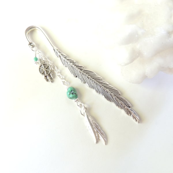 Feather Bookmark - Etsy