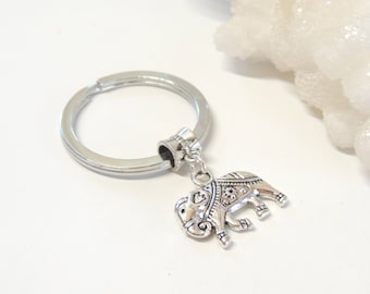 Elephant key chain | Etsy