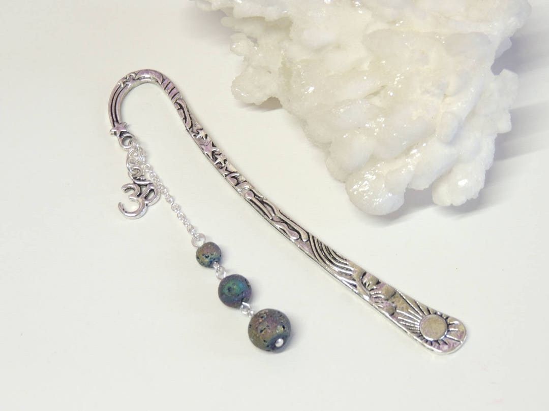 Rainbow Lava Stone Essential Oil Diffuser Bookmark, Ohm Bookmarks ...