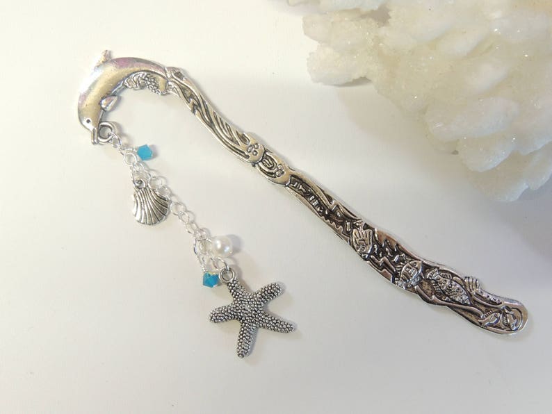 Starfish Sea Shell Dolphin Bookmark Dolphin Bookmark | Etsy
