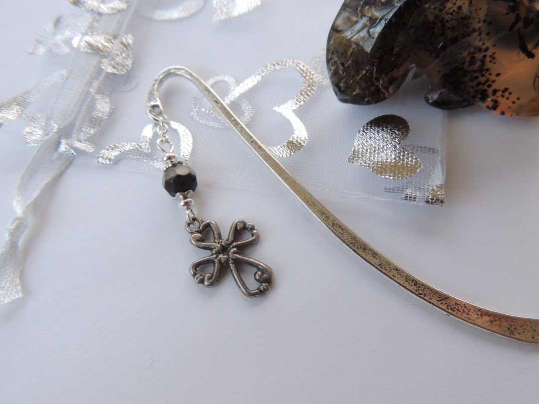 Cross Bookmark, Bookmarks, Metal Bookmark, Beaded Bookmark, Religious ...