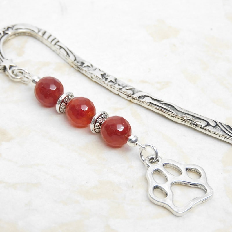 Paw Print Bookmark - Etsy