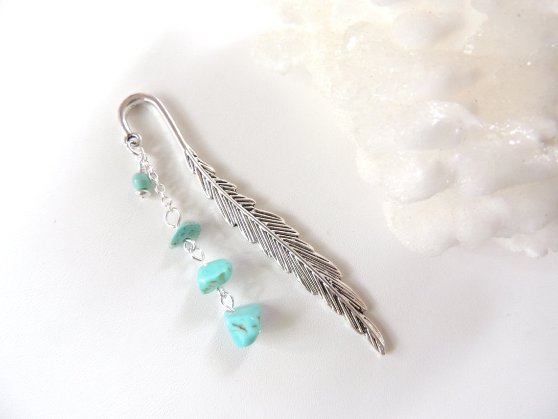 Feather Bookmark Boho Tribal Feather Bookmark Metal - Etsy