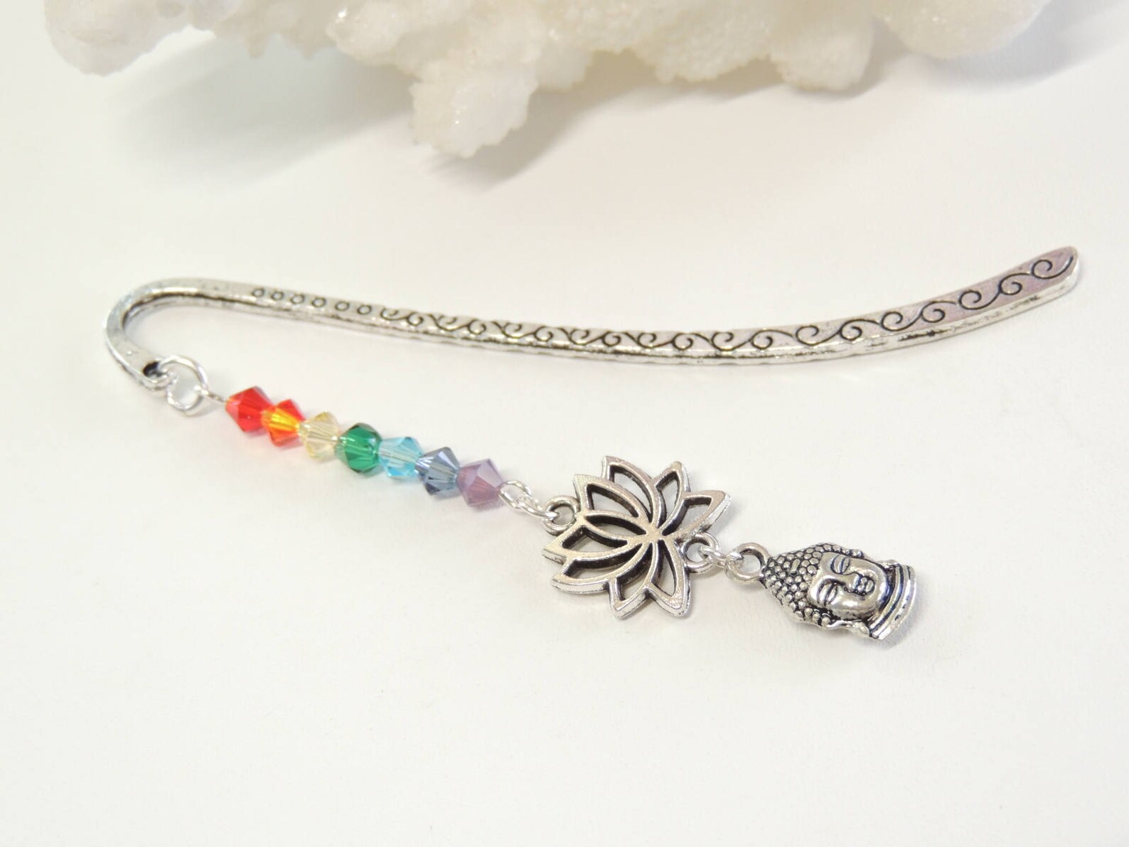 Chakra Lotus Flower Buddha Bookmark Yoga Bookmark Zen - Etsy