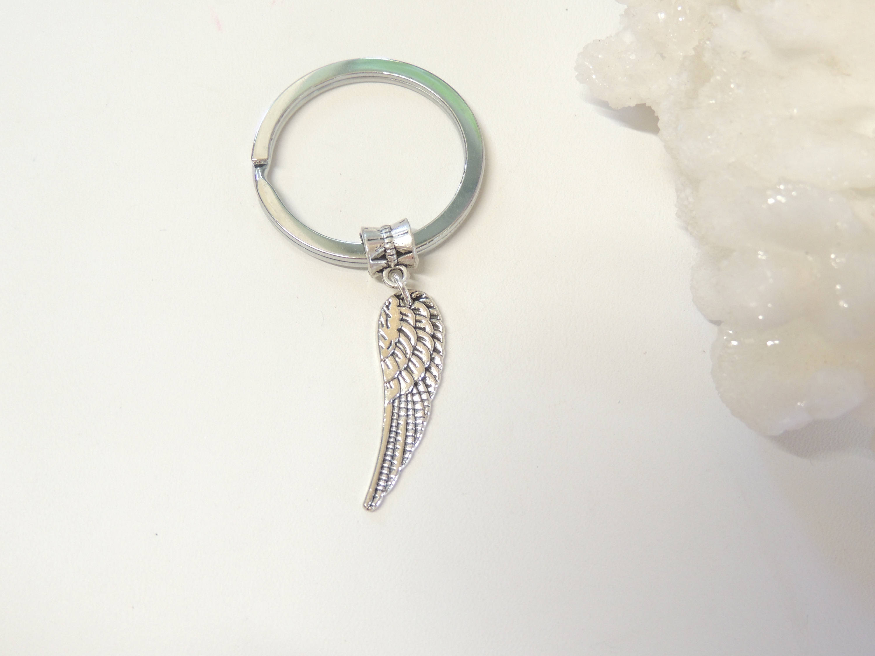 Angel Wing Keychain Angel Wing Key Chain Key Ring Guardian | Etsy