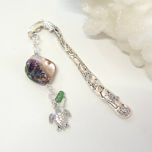 Sea Turtle Abalone Shell Dolphin Bookmark, Sea Turtle Bookmark ...