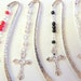 Rosary Cross Bookmark You Choose Color, Religious Bookmark, Metal ...