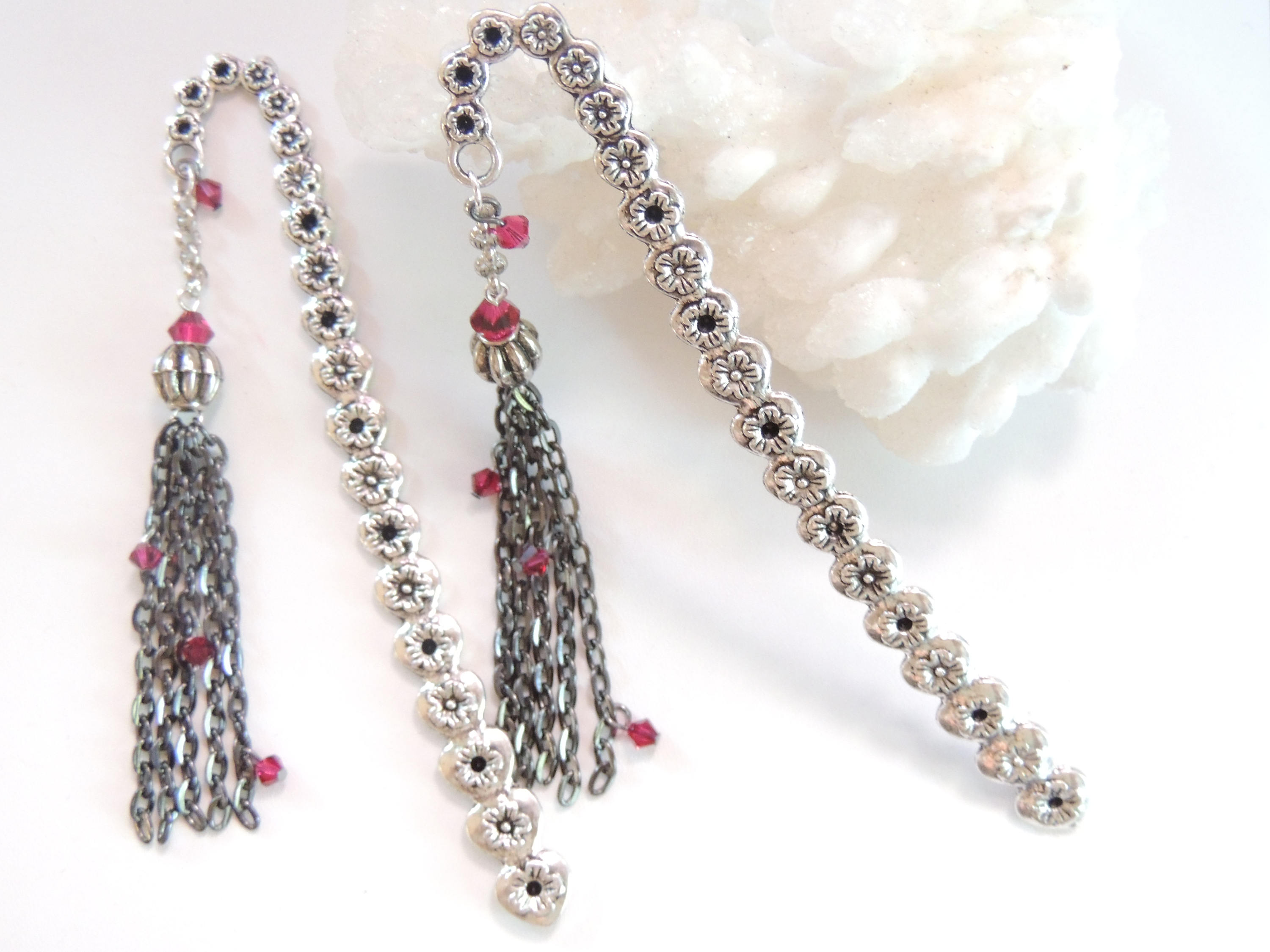 Chain Tassel Bookmark Metal Bookmarks Shepherds Hook | Etsy