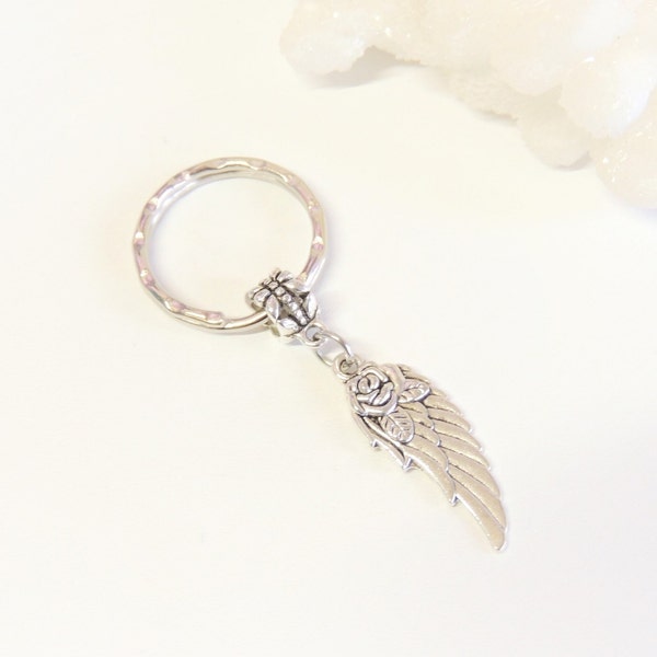 Angel Wing Key Chain - Etsy
