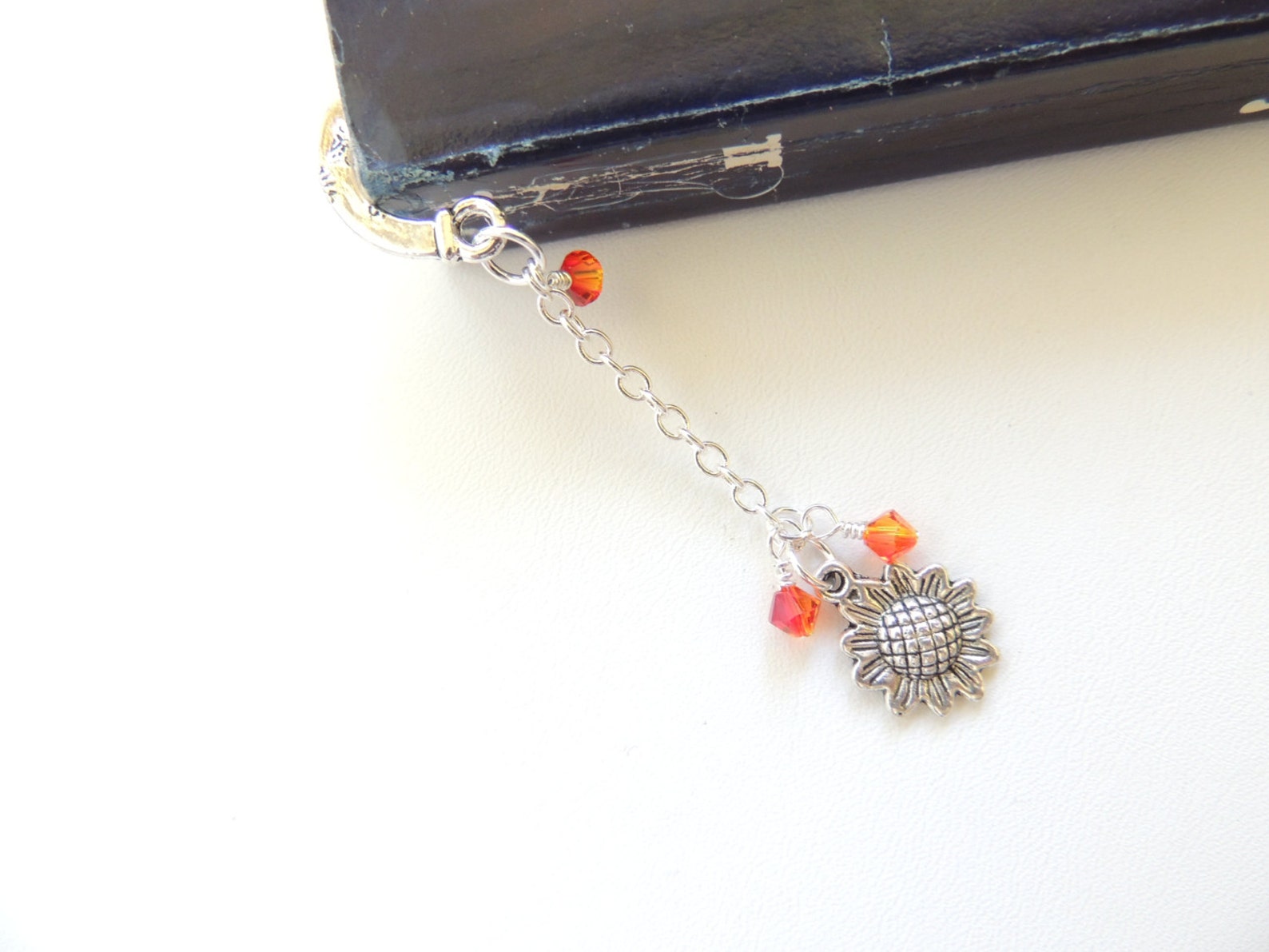 Sunflower Bookmark, Flower Bookmark, Metal Bookmark, Flower Bookmark ...