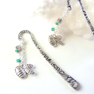 Bumble Bee Bookmark, Tibetan Silver Bookmarks, Flower Bookmarks, Metal ...
