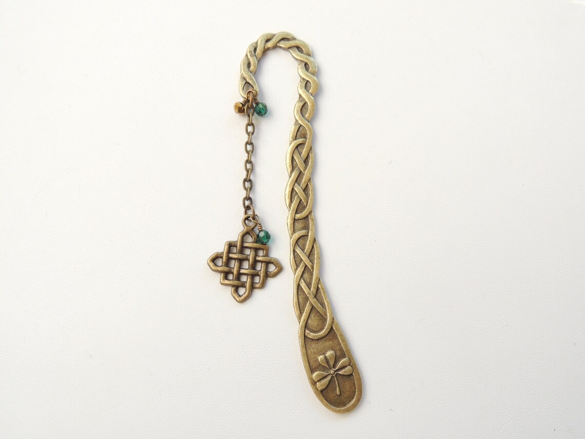 Celtic Bookmark Celtic Knot Bookmark Antiqued Bronze - Etsy