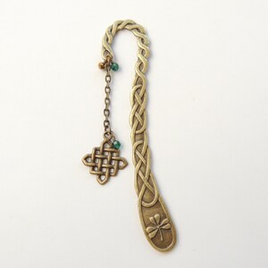 Celtic Bookmark, Celtic Knot Bookmark, Antiqued Bronze Bookmark, Metal ...