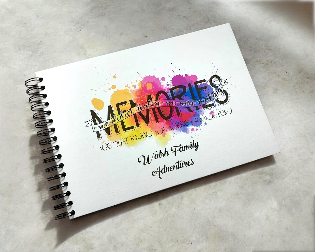 Personalised Splash Scrapbook A5 A4 A3 Making Memories, Photo Album ...