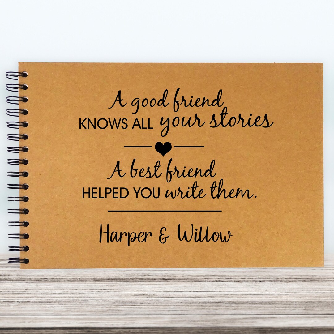 Personalised Best Friends Stories A3/a4/a5/square, Scrapbook, Photo ...