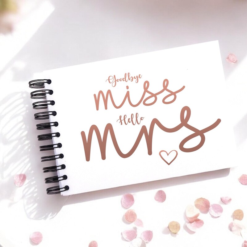 Goodbye Miss Hello Mrs - Etsy