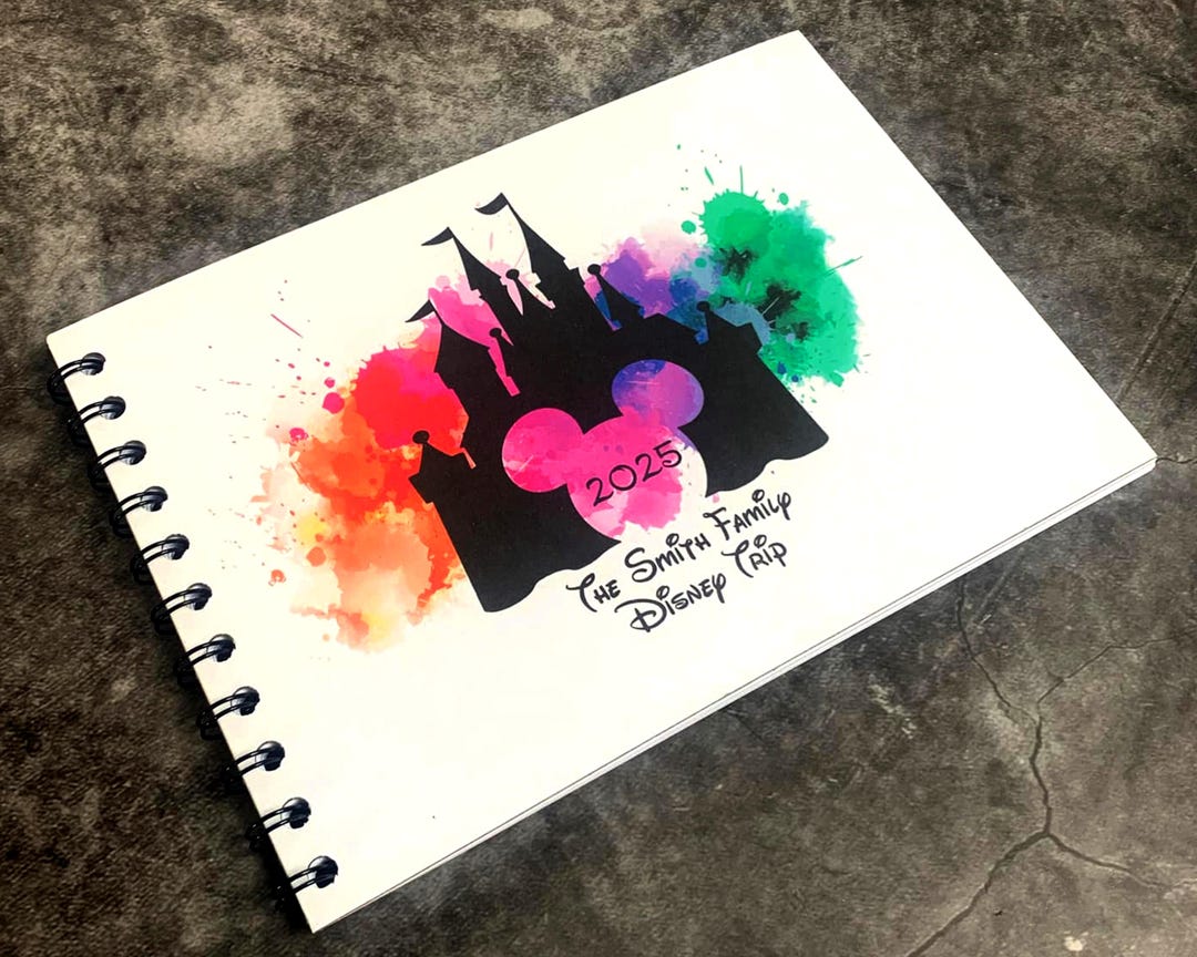 Personalised Disney Castle Autograph Book, Disney Land, World, Cruise ...