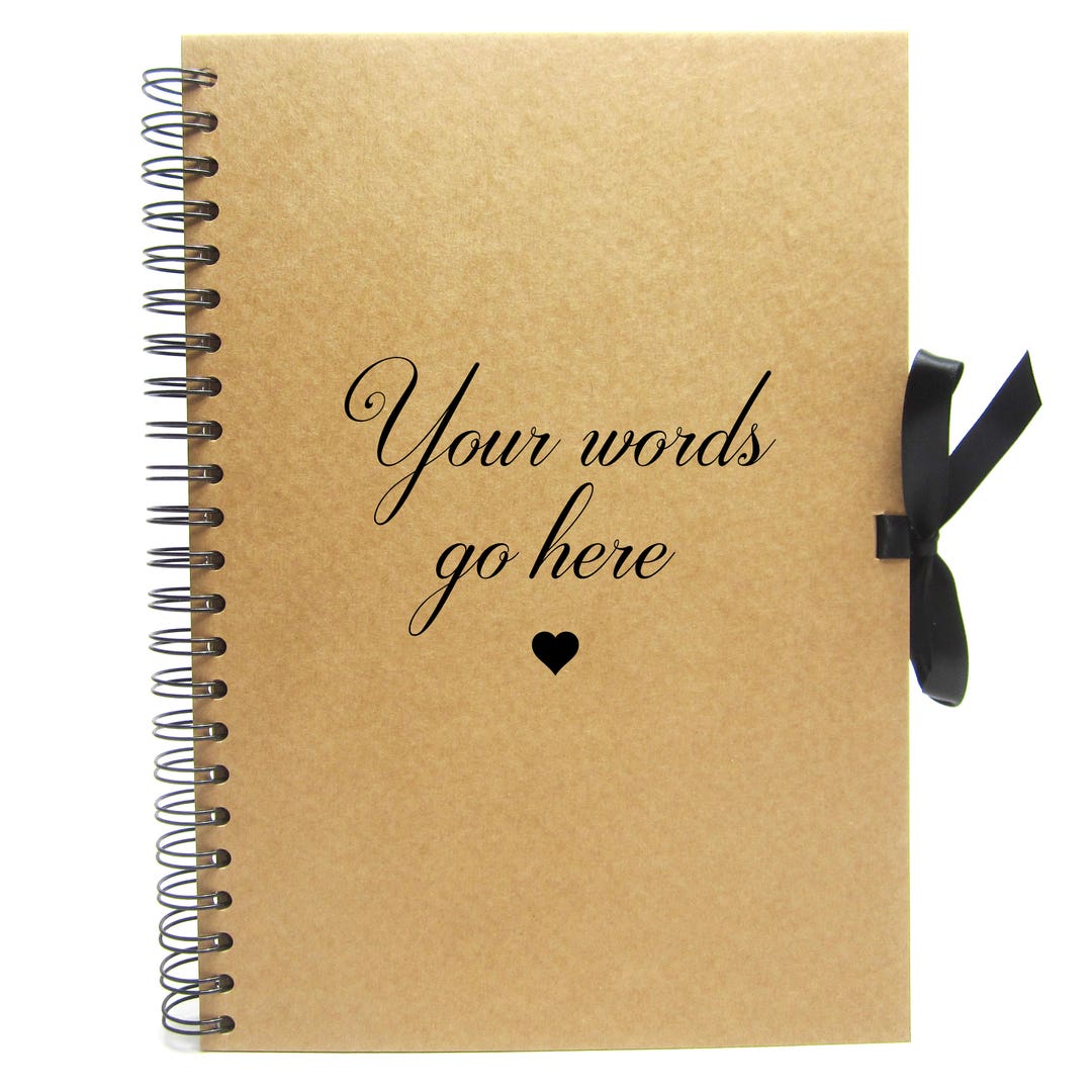 Personalised Portrait Scrapbook A4 A5 Photo Album, Guest Book, Gift - Etsy