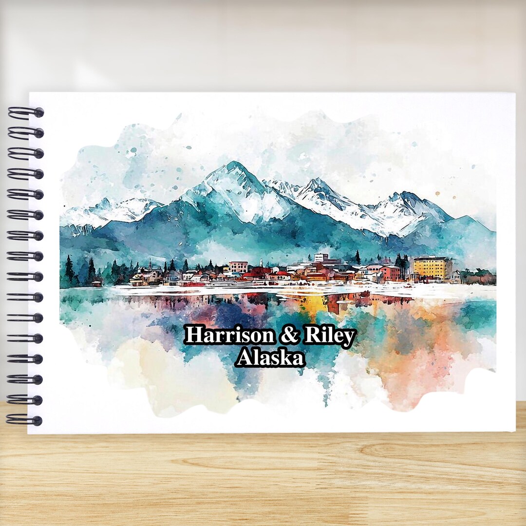 Personalised Alaska A3/a4/a5/square Travel Holiday Scrapbook, Memory ...