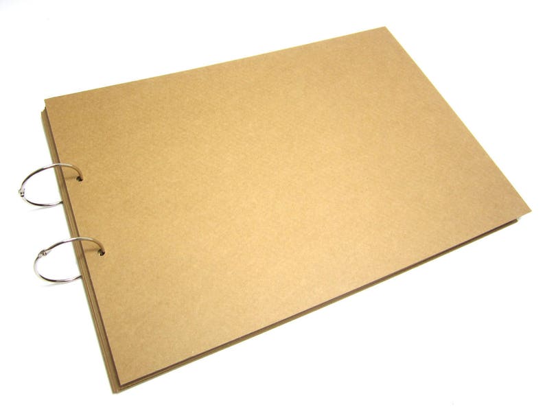 A3/A4/A5 Refillable Binding Ring Scrapbook, Photo Album, Guest Book ...